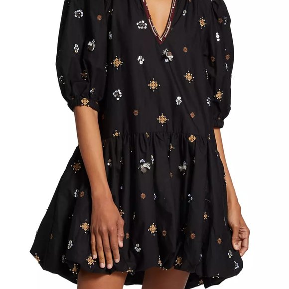 Sea New York | Dresses | Sea Maja Embroidered Bubble Minidress | Poshmark